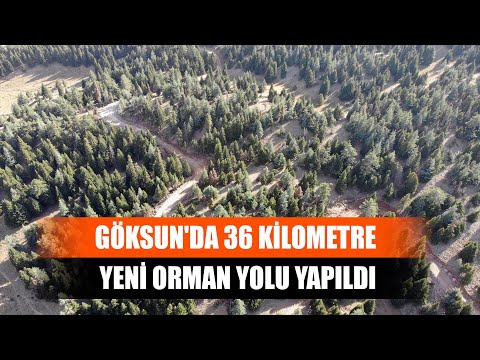 Göksun'da 36 Kilometre Yeni Orman Yolu Yapıldı