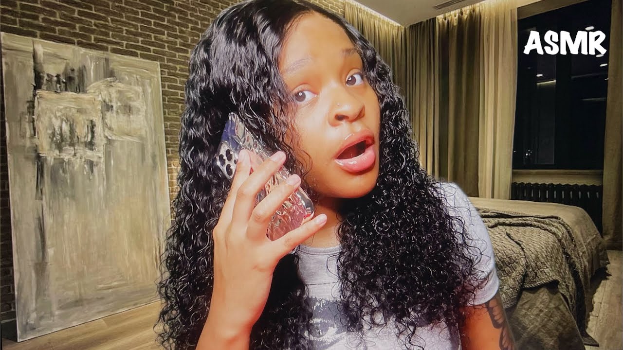 ASMR | Getting Ready To "Go Out" Role Play Ft. Simidola Hair! 😍 - YouTube