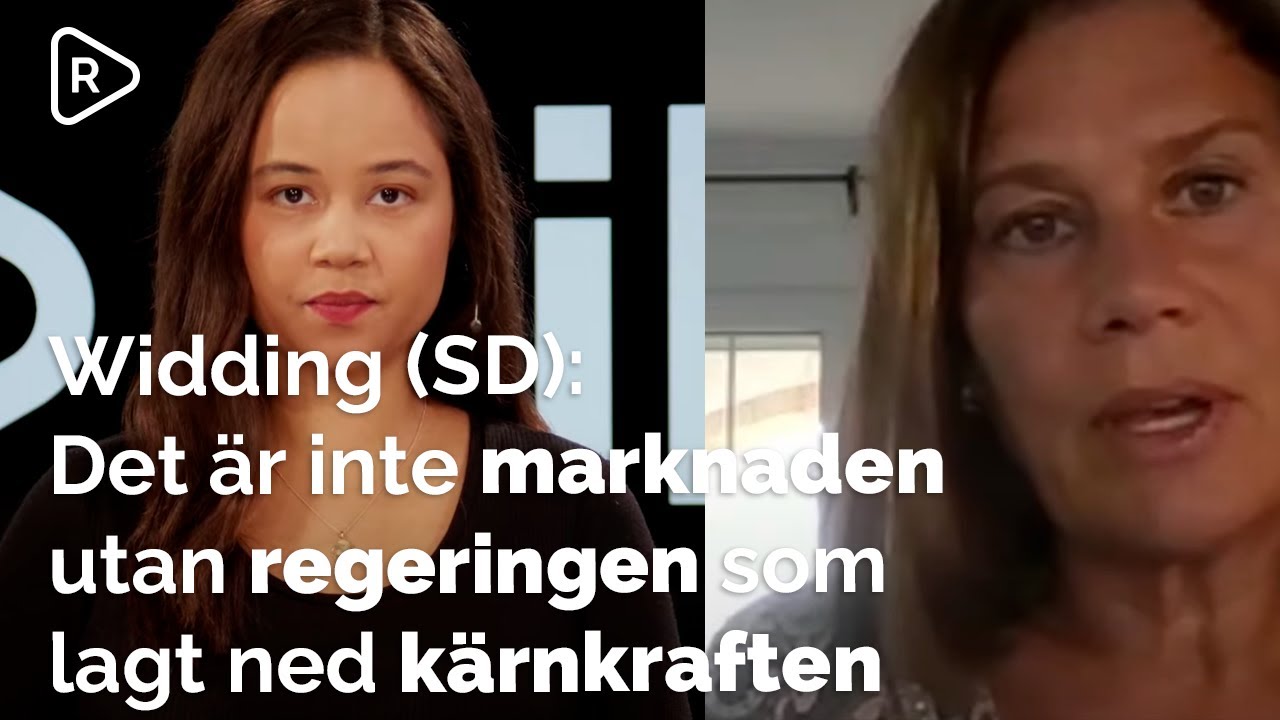 Elsa Widding (SD): Det är inte marknaden utan regeringen som lagt ned ...