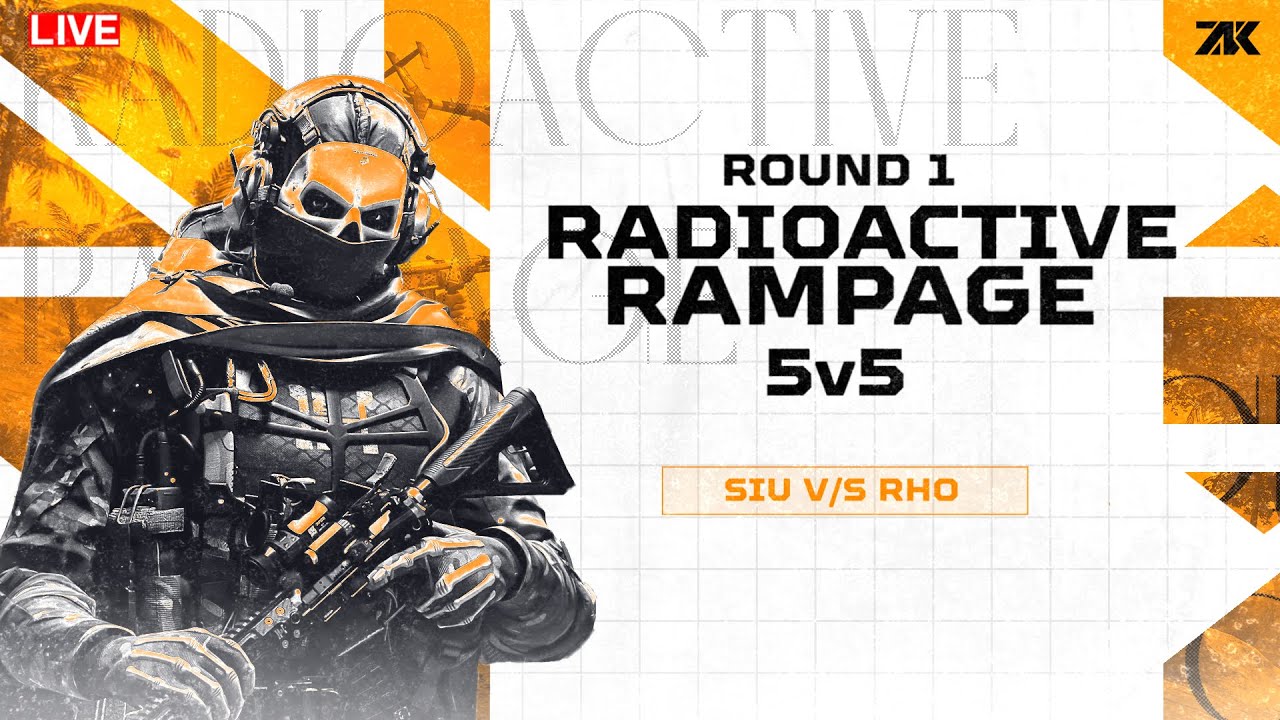 RADIOACTIVE RAMPAGE CODM TOURNAMENT 5V5 | CASTING BY ANKTOX / LIVE COD ...