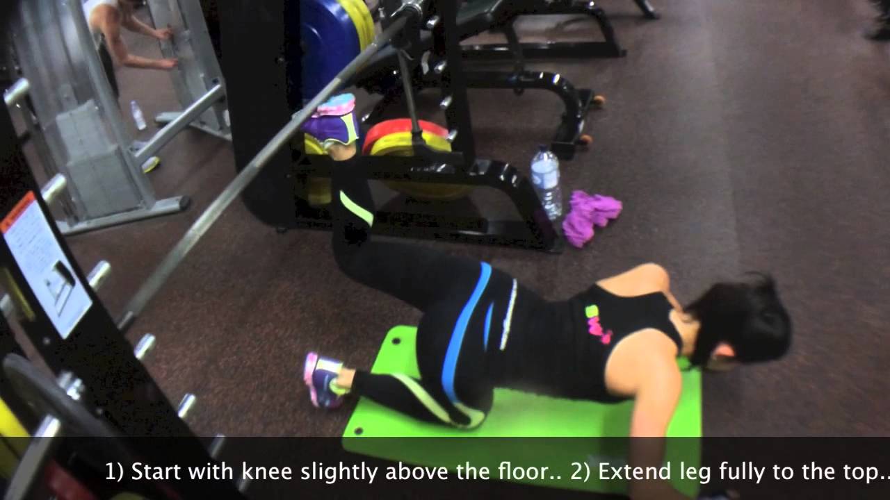 OnlinePT - Smith Machine Glutes Kickback - YouTube