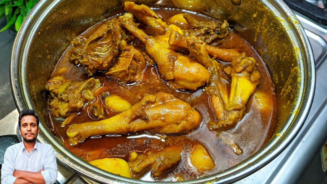 Cooking A Tasty Assamese Style Local Chicken Curry | Desi Chicken Curry ...