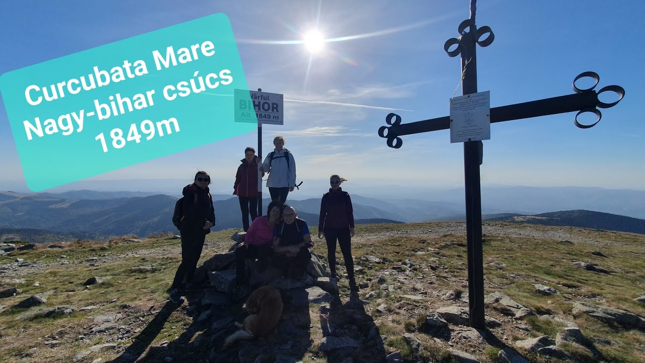 Romania - Curcubata Mare, Erdély Nagy-bihar csúcs 1849m - YouTube