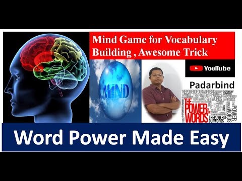 Play a Mind Game to improve word power, How to improve vocabulary ...