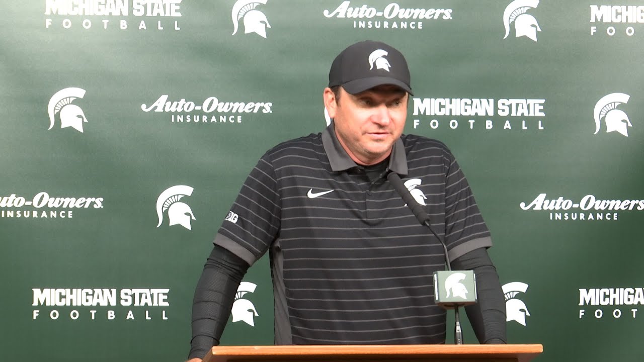 MSU head coach Jonathan Smith Press Conference vs Boston College - YouTube