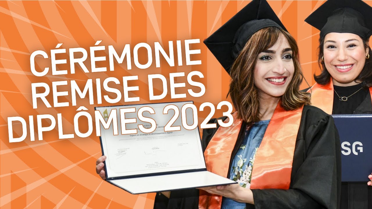 Cérémonie de remise des diplômes 2023 (beaucoup trop émouvant !) - YouTube