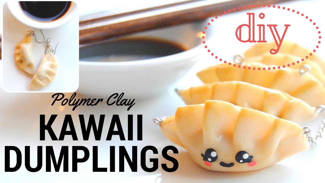 DIY KAWAII Japanese Dumplings/Gyoza Polymer Clay, I MISS JAPAN SERIES ...