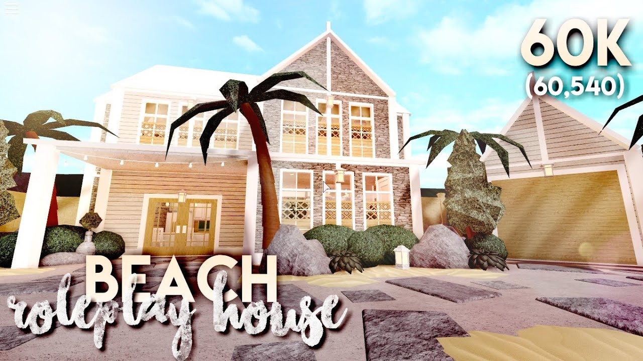 Beach Roleplay House | Roblox Welcome To Bloxburg | Bloxburg Speedbuild ...