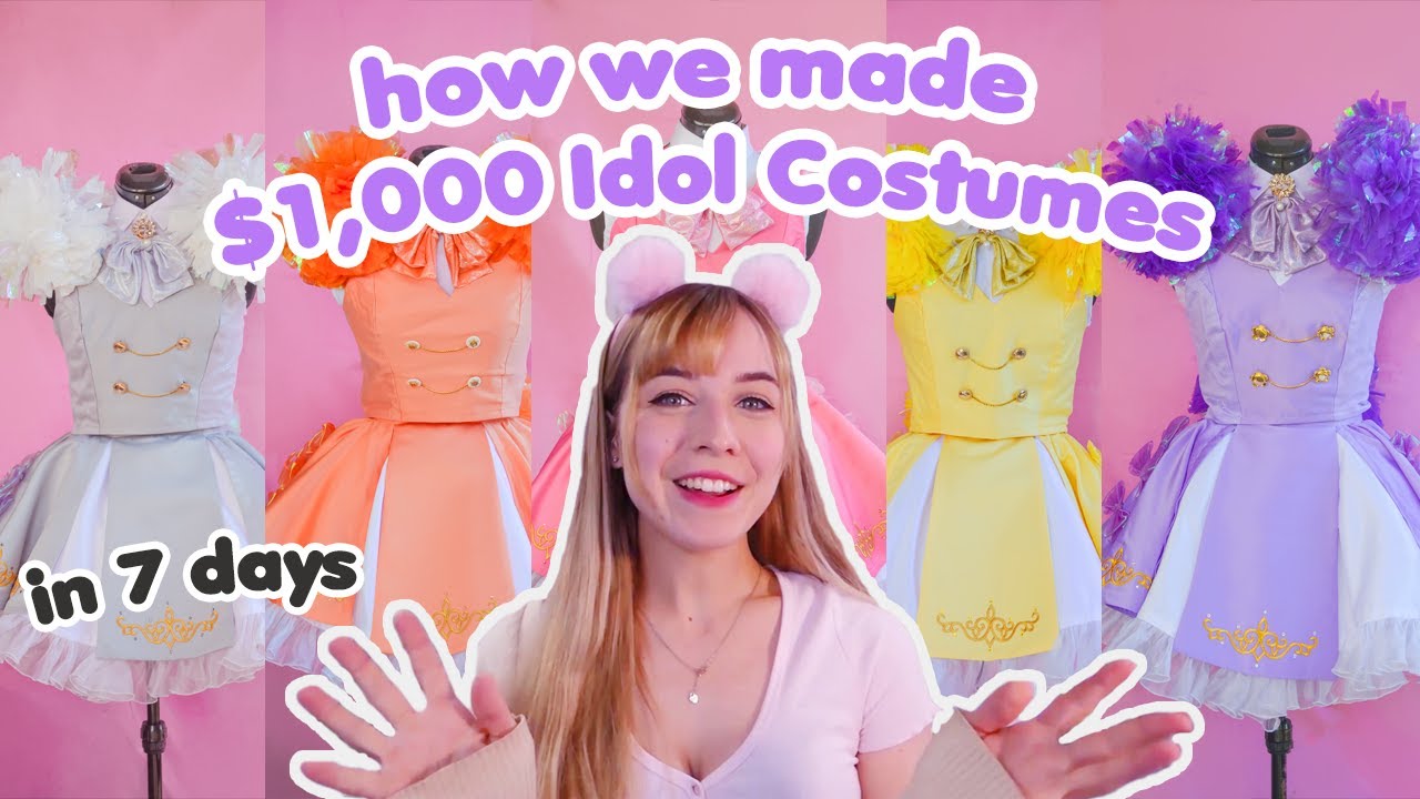 LET'S MAKE 5 IDOL COSTUMES IN 7 DAYS~!! - YouTube
