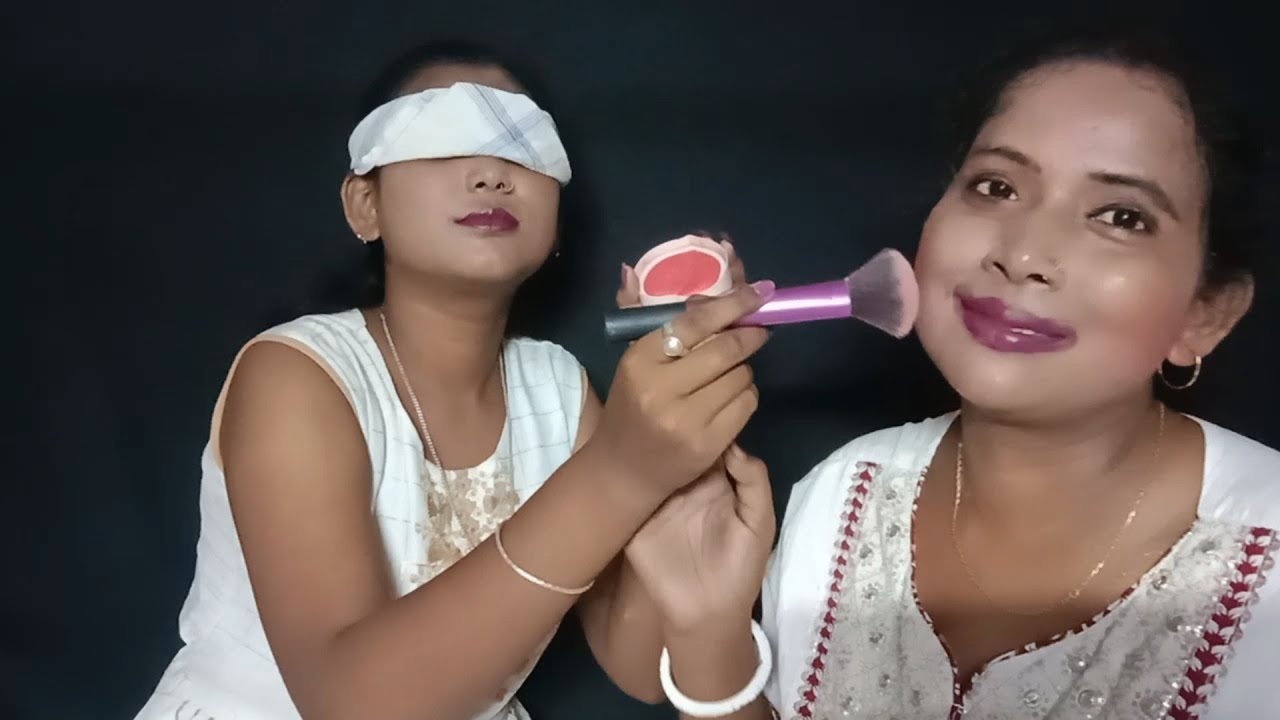 My Daughter Does My Makeup 💄 Blindfolded Asmr Youtube 2612