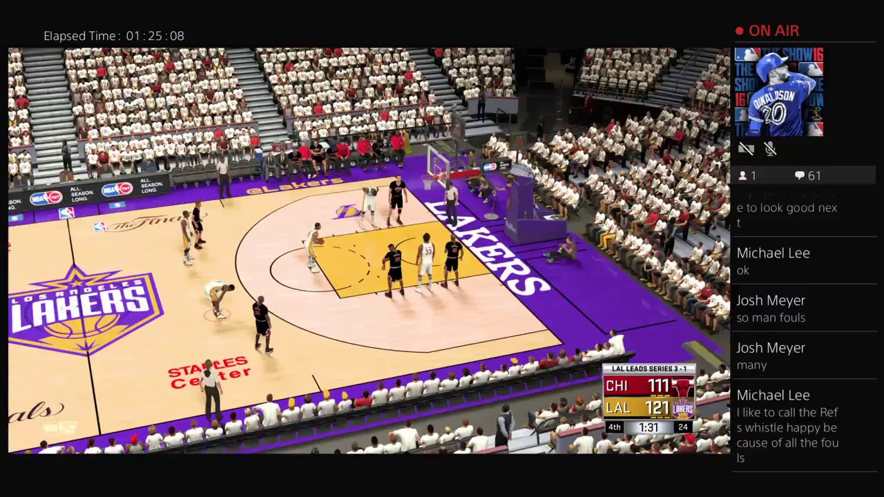 2017 NBA Finals game 5: Bulls @ Lakers (Lakers lead 3-1) - YouTube