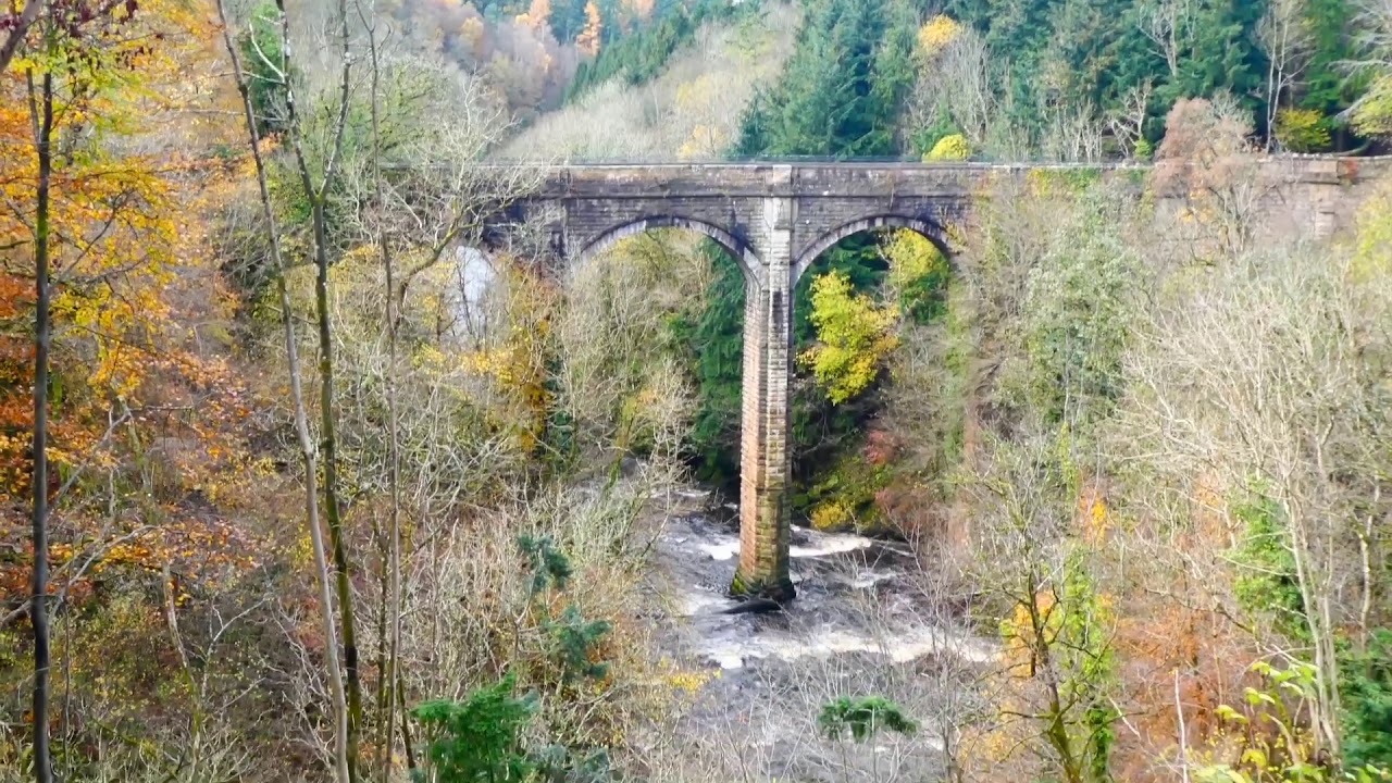 The Raging River Avon at Chatelherault, Autumn Walk, Scotland - YouTube