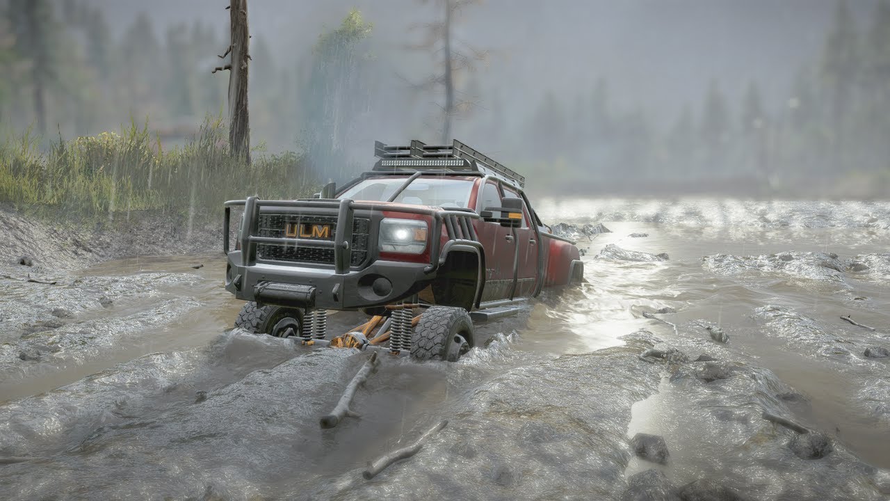 SnowRunner Mod Review | ULM Serra 3500 aka GMC Sierra 3500! Console ...