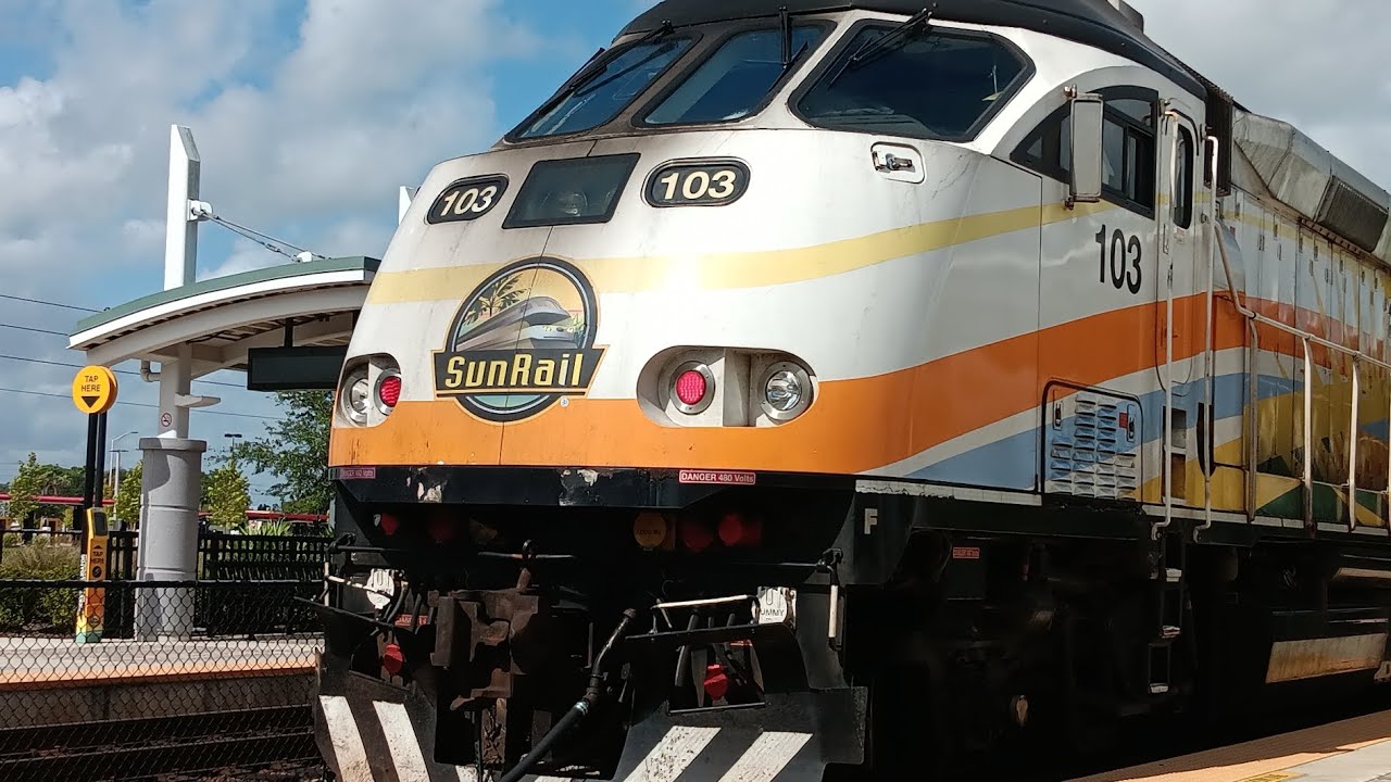 Sunrail at Poinciana Station - YouTube