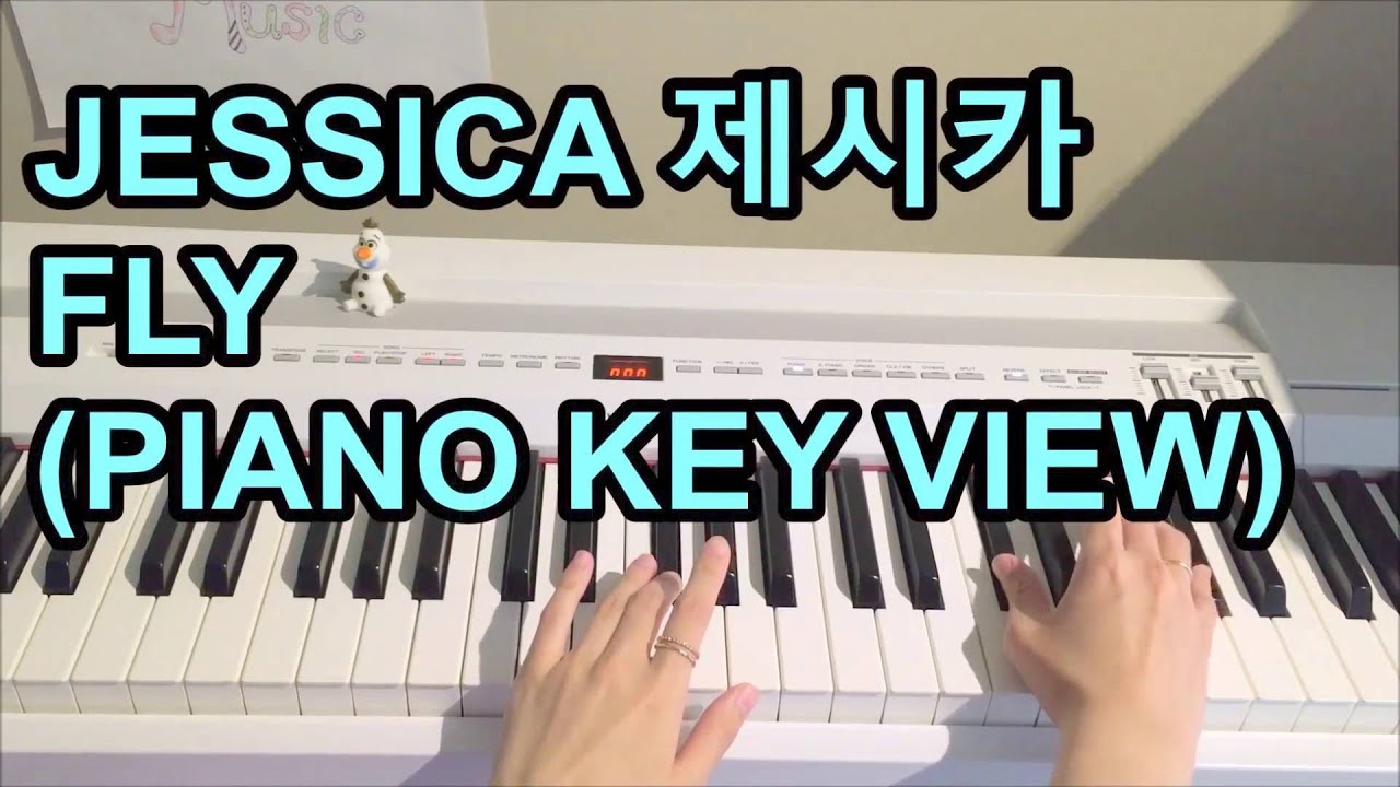 [KEY VIEW] JESSICA 제시카 FLY (PIANO KEY VIEW) - YouTube