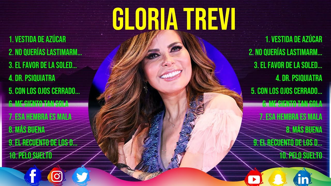 Gloria Trevi ~ Mix Grandes Sucessos Románticas Antigas de Gloria Trevi ...