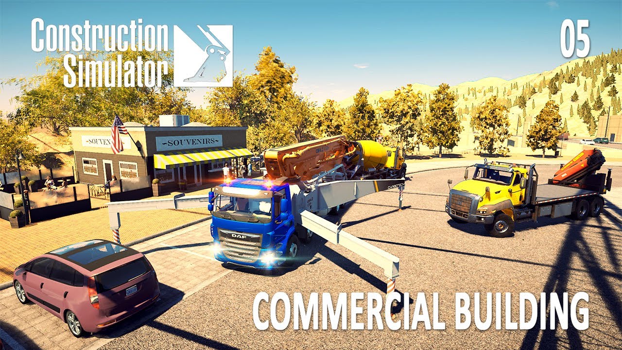 Construction Simulator (2022) - Commercial Building - Episode5 - YouTube
