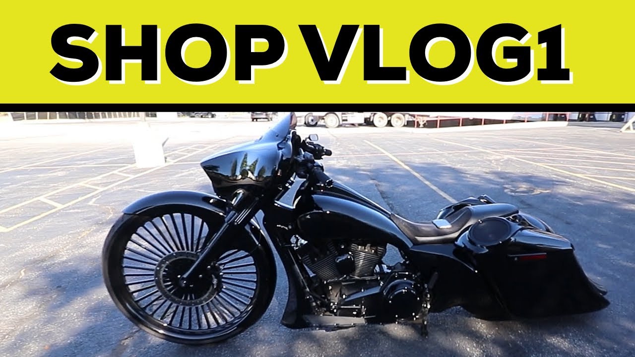 M8 S&S 124 Kit, Bagger Sounds and 26” Softtail VLOG1 - YouTube