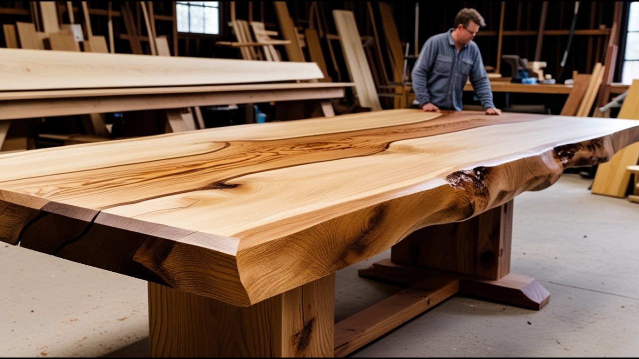 70 -Year-Old Carpenter Creates Unique; Attention Grabbing Coffee Table ...