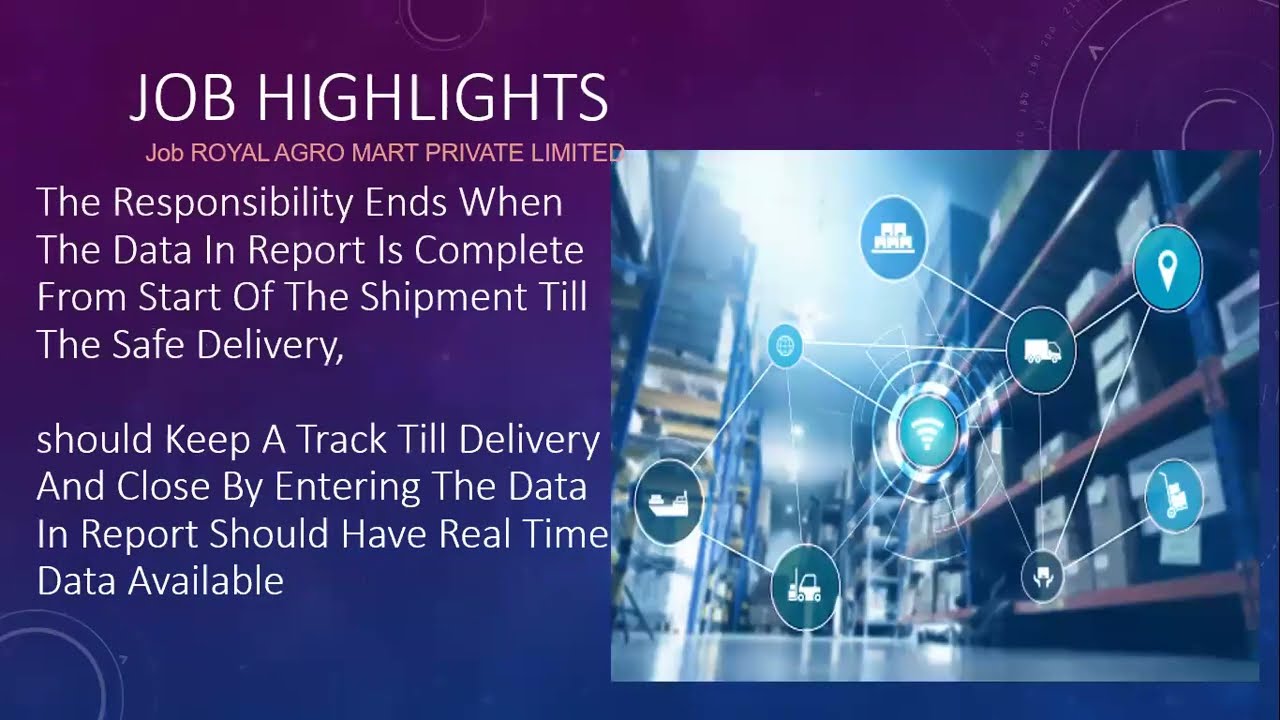 Track Till Delivery Report Should Have Real Time Data Available in ...