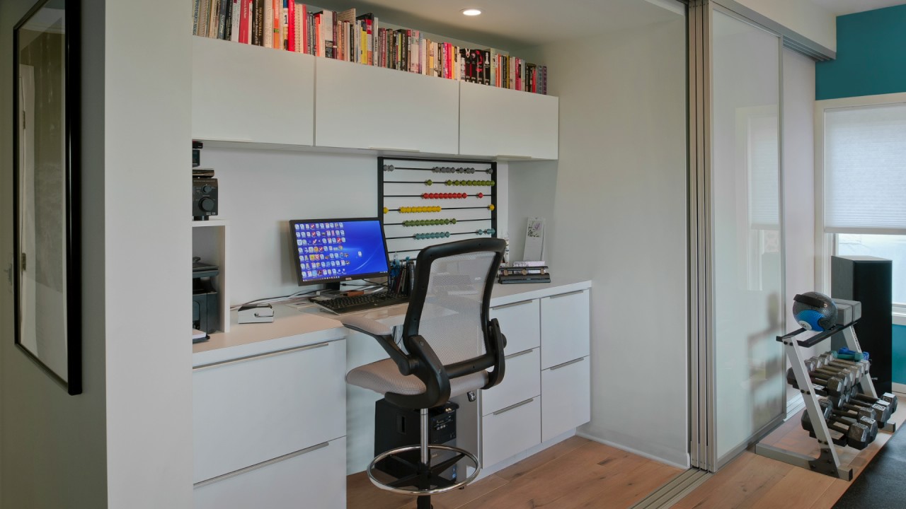 Hide-a-Way Home Office - YouTube