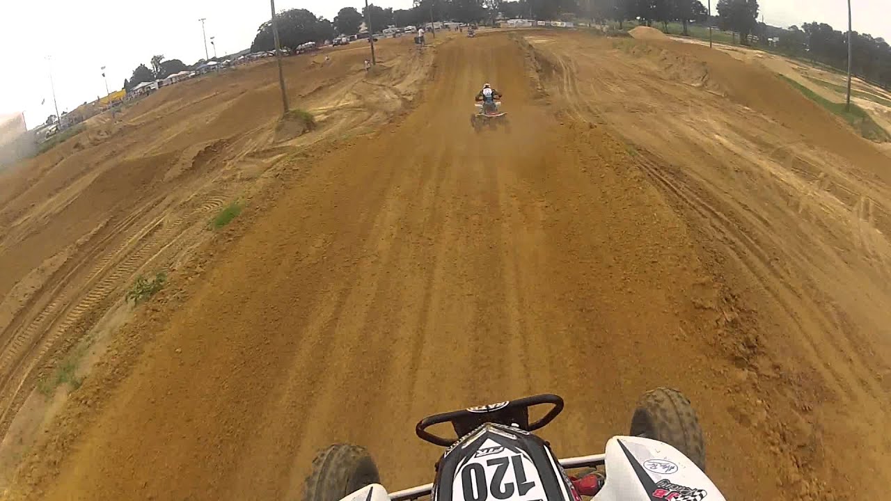 Austin Hyatt #120 - Dade City Quad Sponsors Cup (Round 8 Moto 1) - YouTube