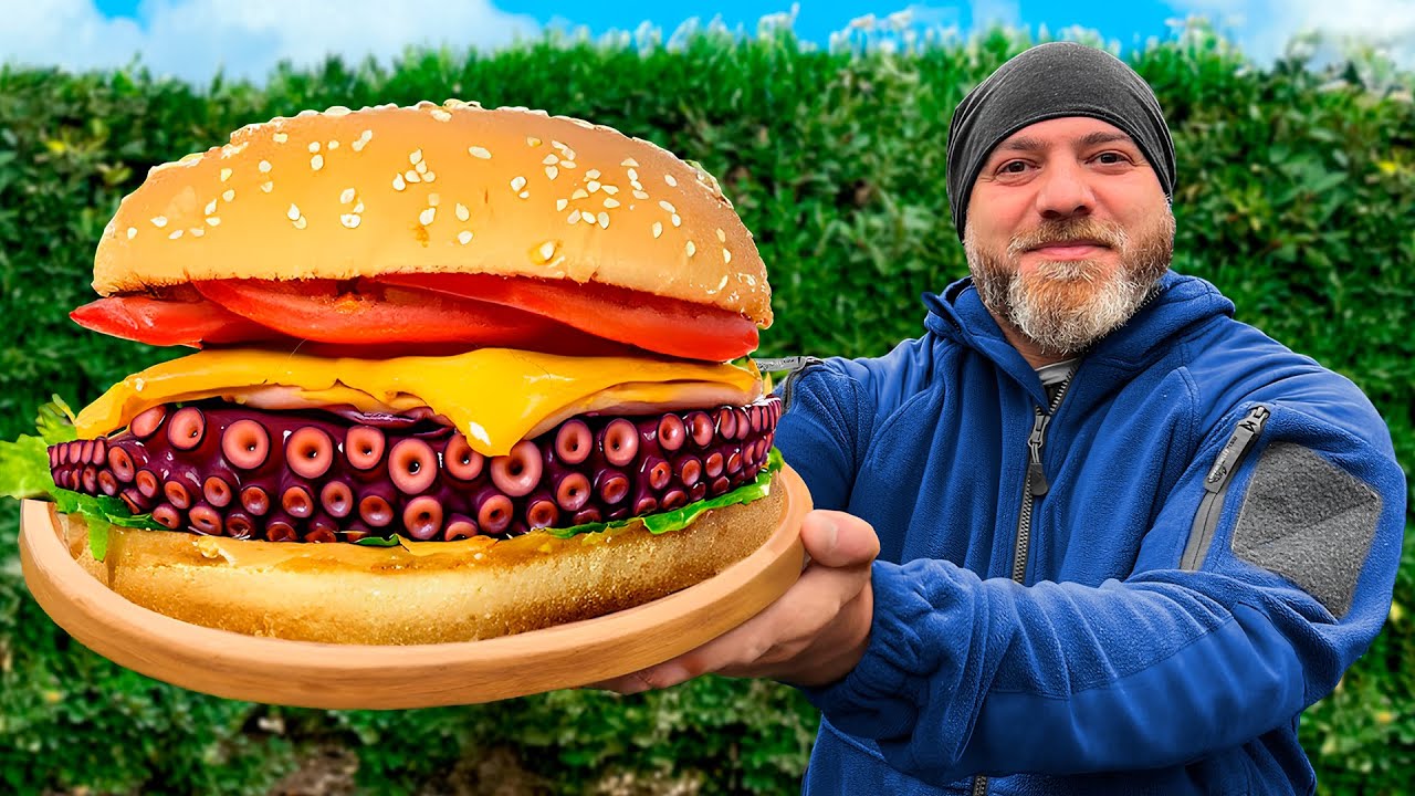 Octopus Burger Madness 🐙🍔 – A Taste You’ll Never Forget! - YouTube