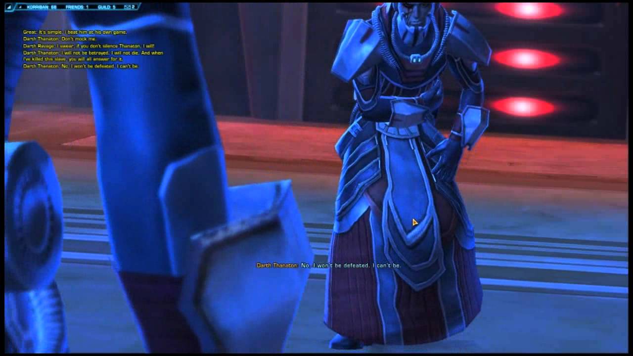 Star Wars the Old Republic - Sith Inquisitor Final Boss - YouTube
