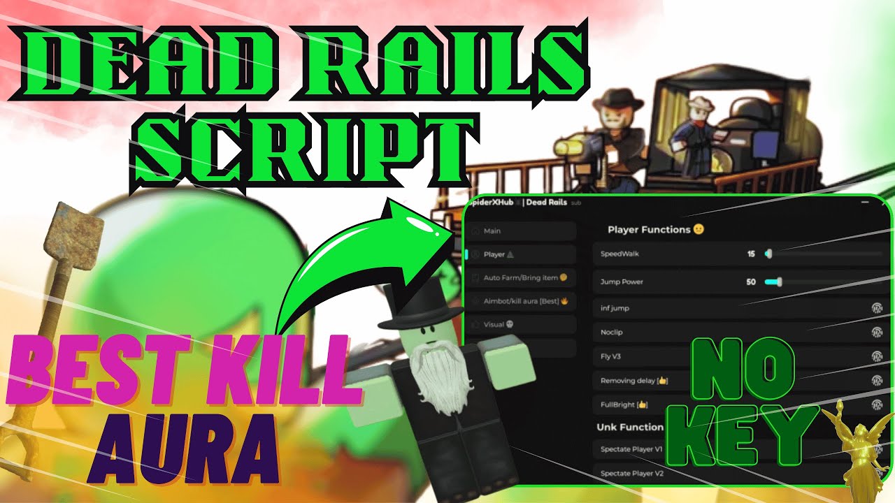 Dead Rails Script Update 🚀 | Auto Farm, Speed Boost, ESP & Teleport ...
