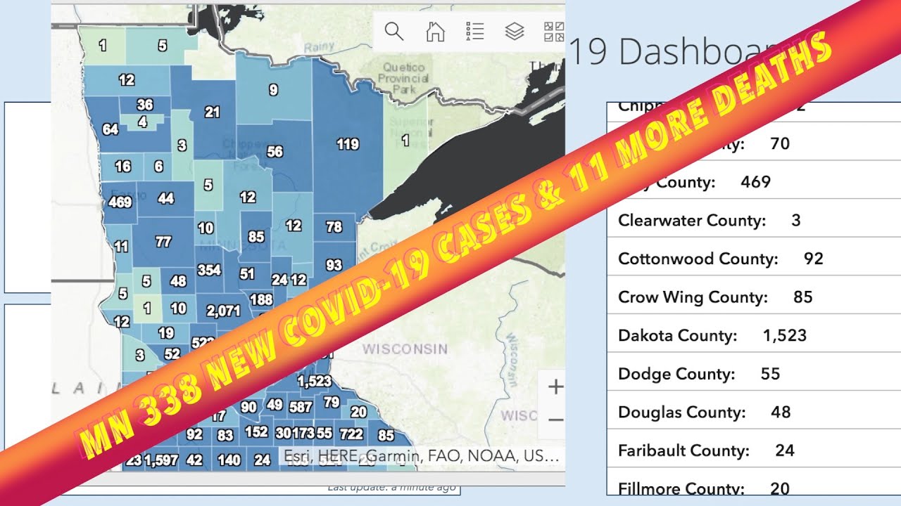 Minnesota Reporting 338 New COVID-19 Cases & 11 More Deaths Monday ...