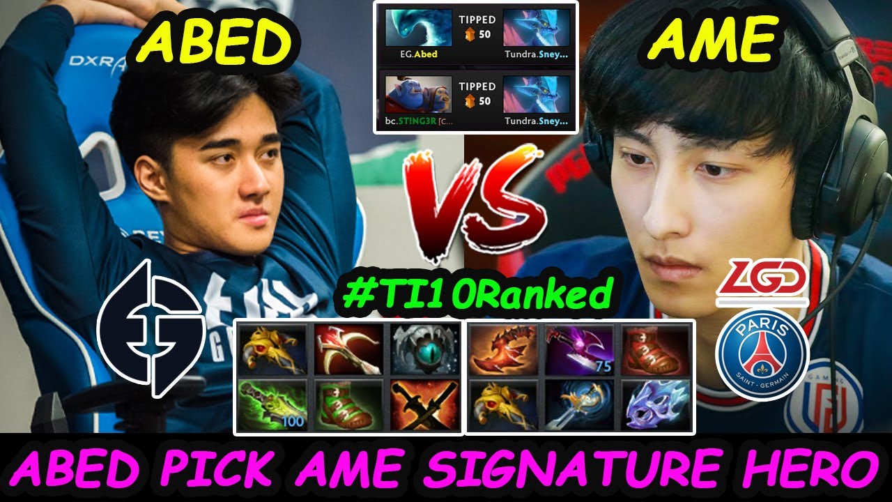Abed PICK PSG.LGD.Ame Signature Hero - A-GOD Morphling EPIC BATTLE TI10 ...