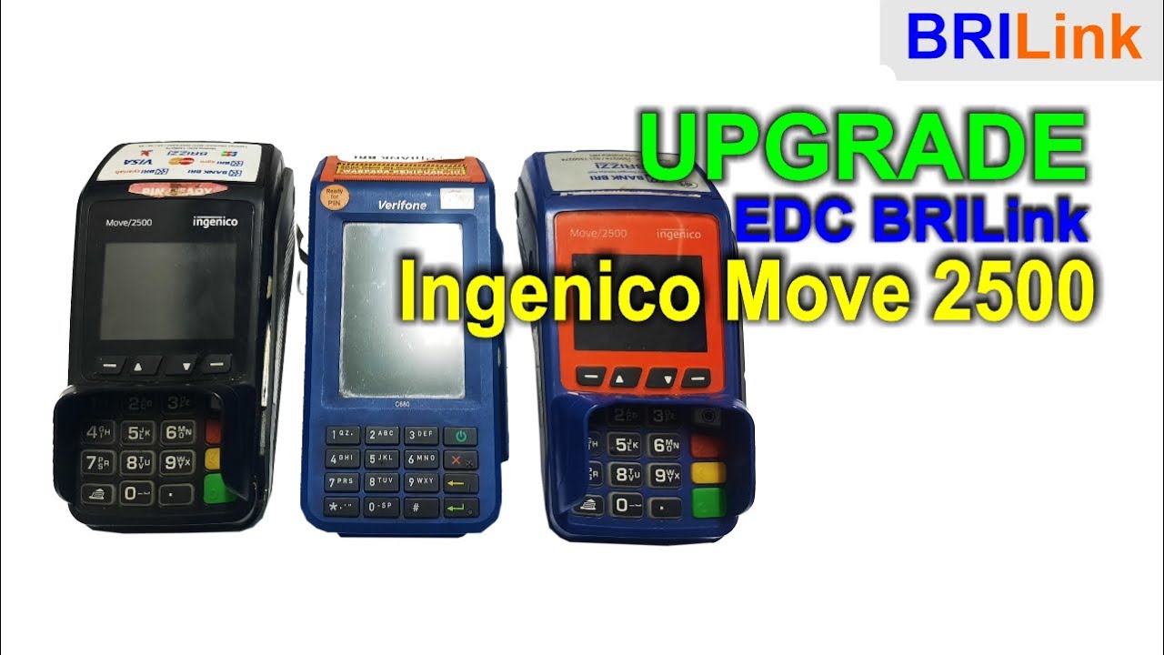 Cara Upgrade EDC Ingenico Move 2500 | BRILink #15 - YouTube