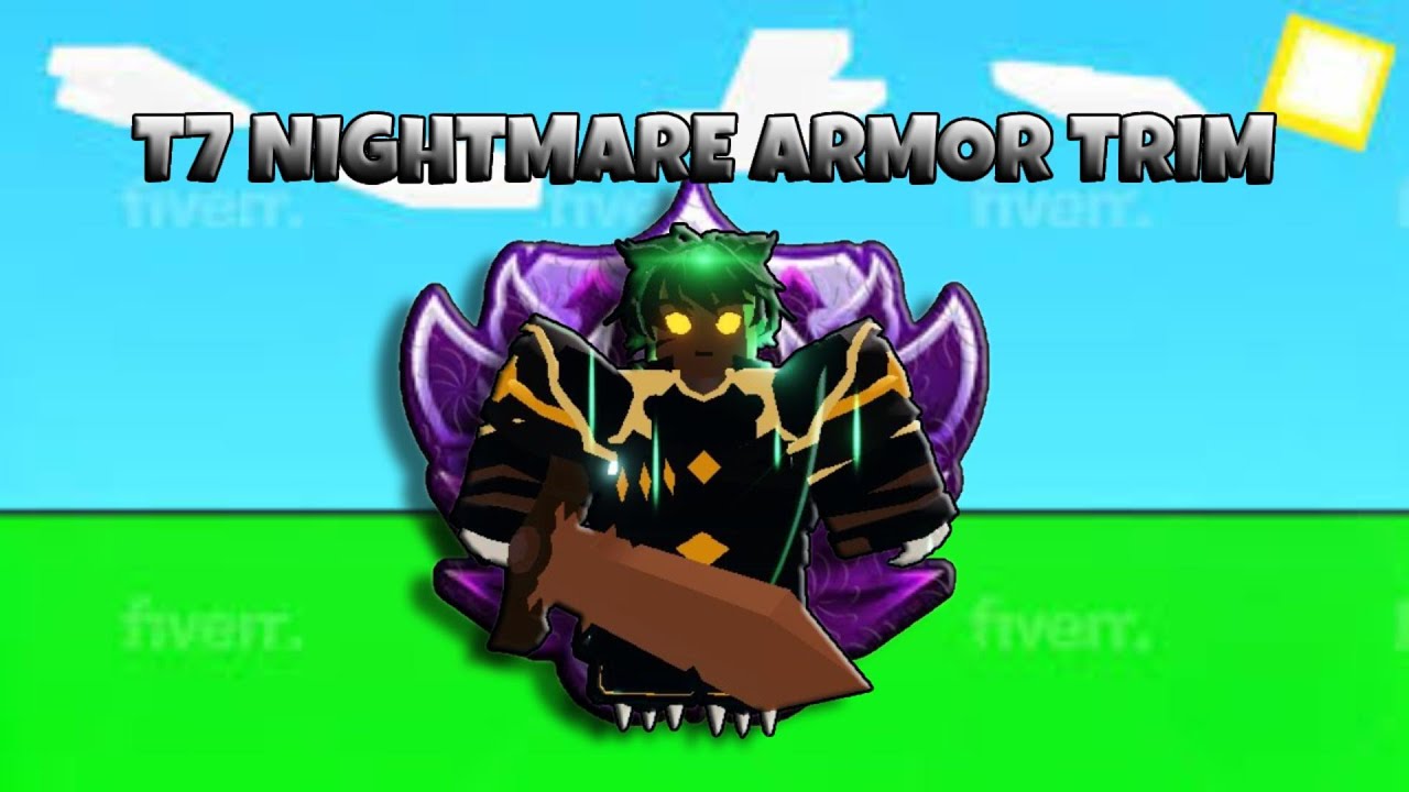 NIGHTMARE ARMOR TRIM ON YAMINI! (Roblox Bedwars) - YouTube