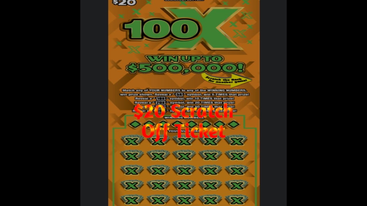 $20 00 Scratch Off Lottery Ticket - YouTube
