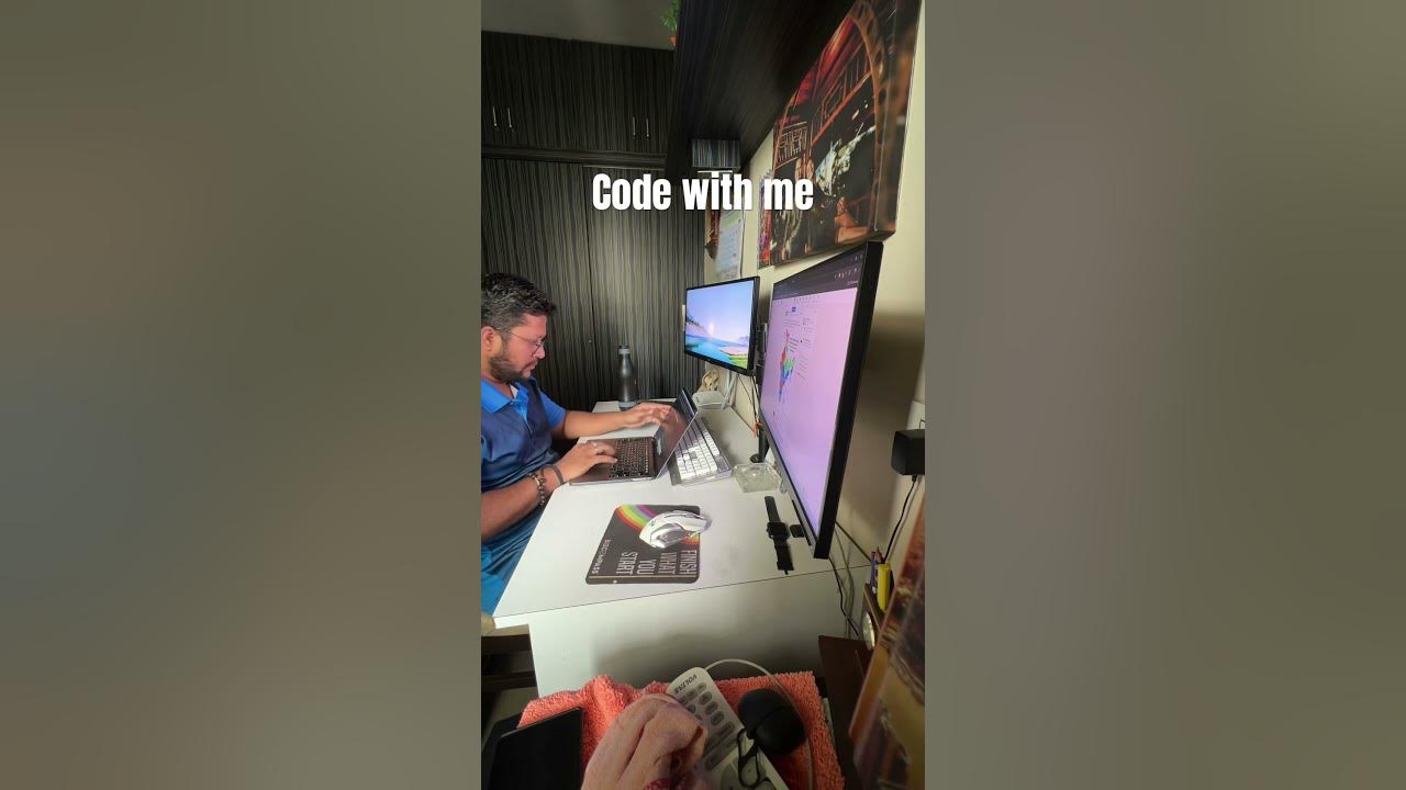 Code with me | Tech life with Prashant #motivation #desksetup #arvr #programmerlife #codinglife ...