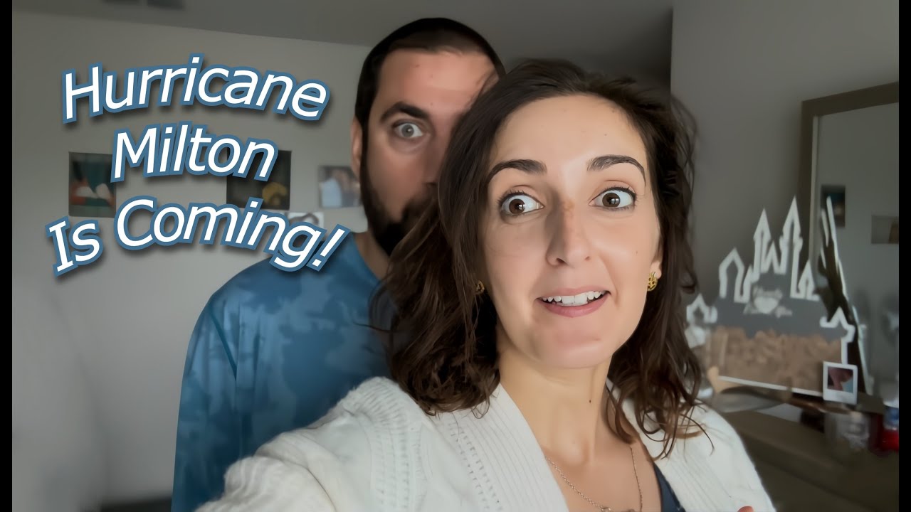 Preparing for Hurricane Milton ~ In the Direct Path of the Eye - YouTube