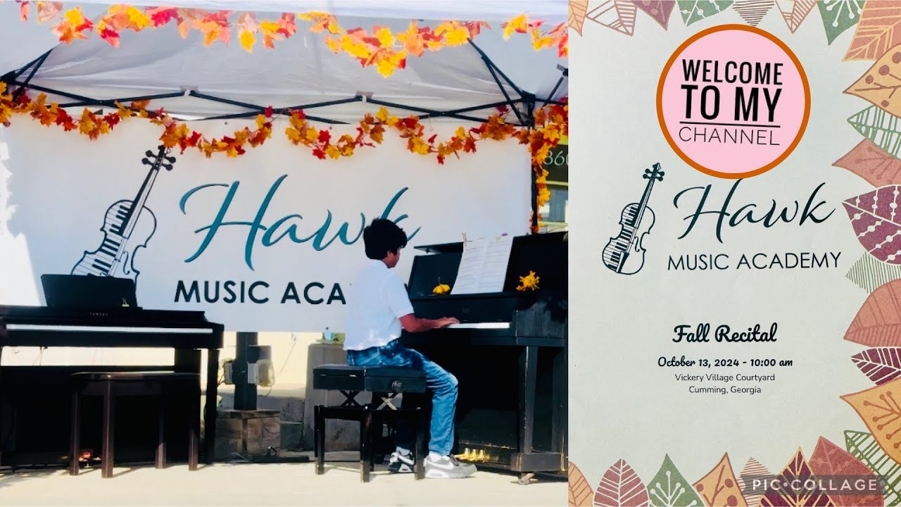 Fall Recital 2024 | Hawk Music Academy | Sonatina in C Major | Sunset ...