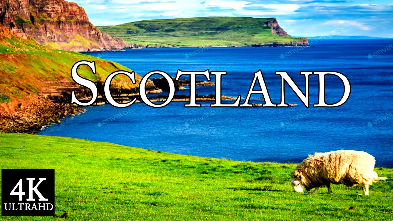 Scotland 4k - Scenic Relaxation film With Calming Music - YouTube
