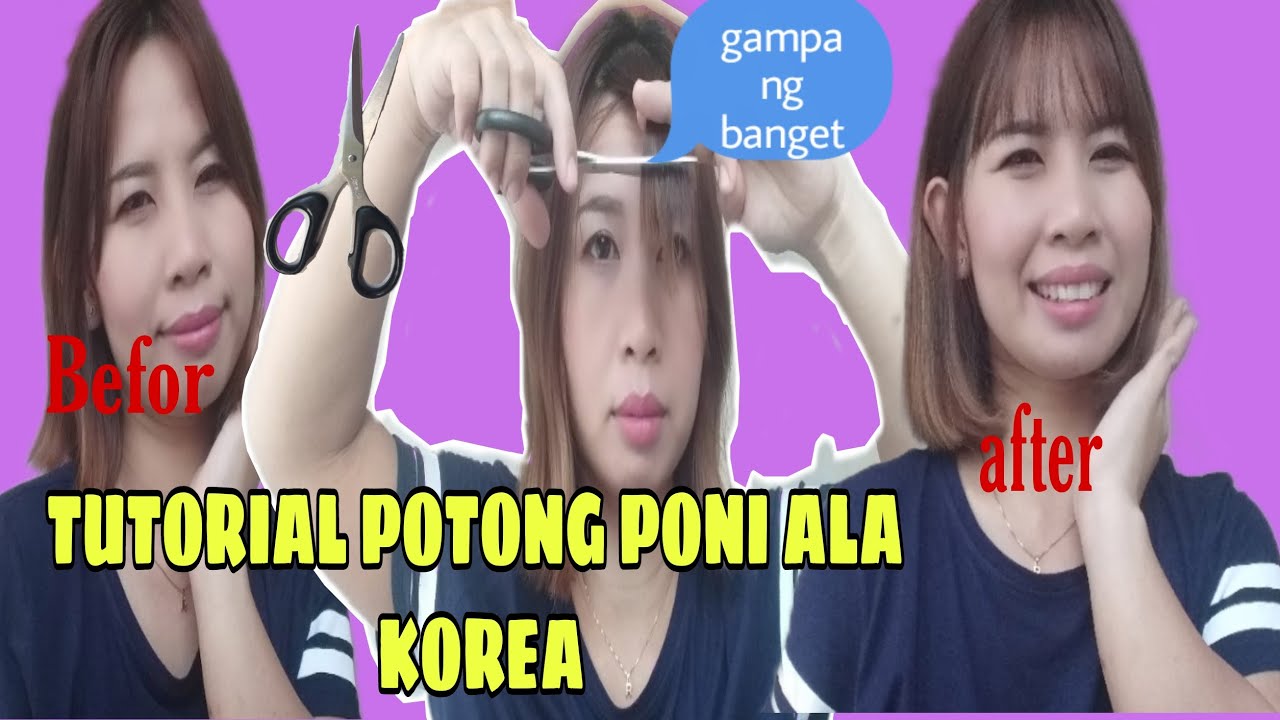 TUTORIAL POTONG PONI ALA KOREA - YouTube