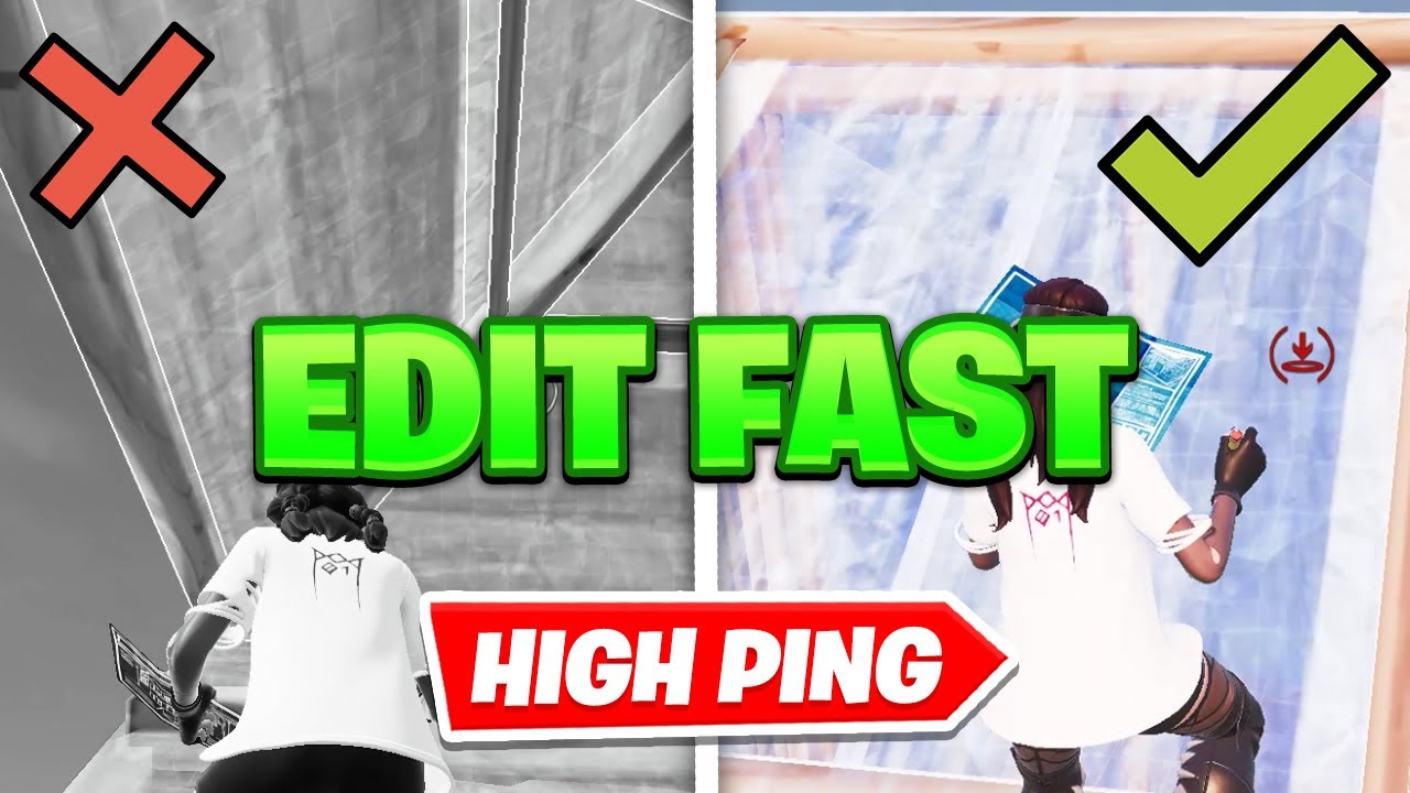 How to Edit *FAST* on High Ping! - YouTube