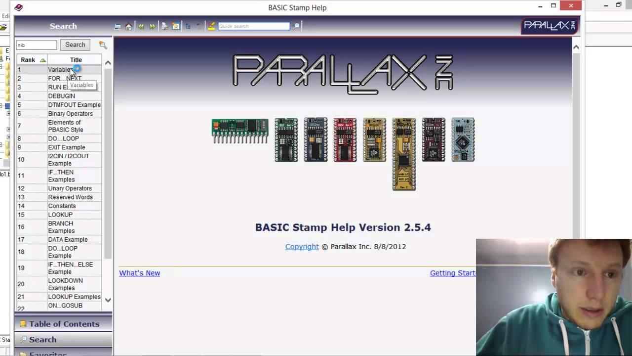 Entorno de Programación Basic Stamp Editor Parte 3 - YouTube