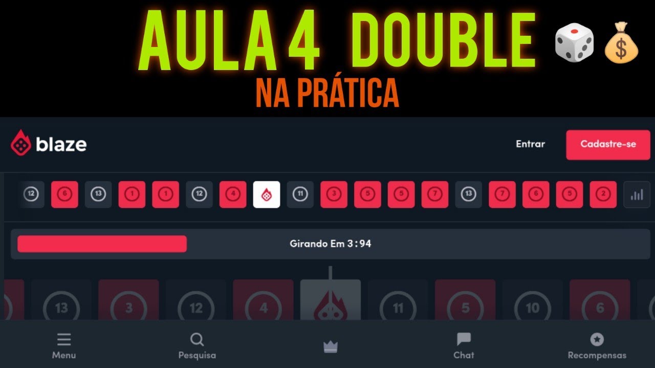 GANHE MUITO DINHEIRO NESSA ESTRATÉGIA DA BLAZE - CURSO DOUBLE AULA 4 (OPERANDO) - YouTube