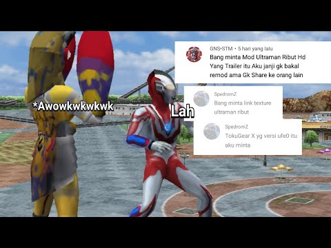 Mod Ultraman Ribut ( HD New Version ) & Raksasa / Makhluk Asing Kilat ...