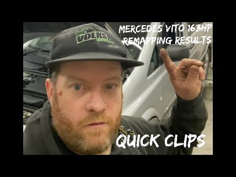 MERCEDES VITO 163HP REMAPPING RESULTS      QUICK CLIPS   #shorts #youtubeshorts