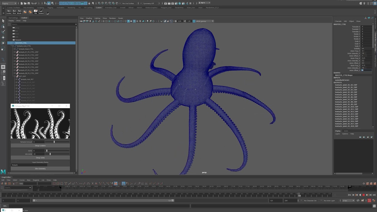 Octopus/Tentacle Rig - YouTube