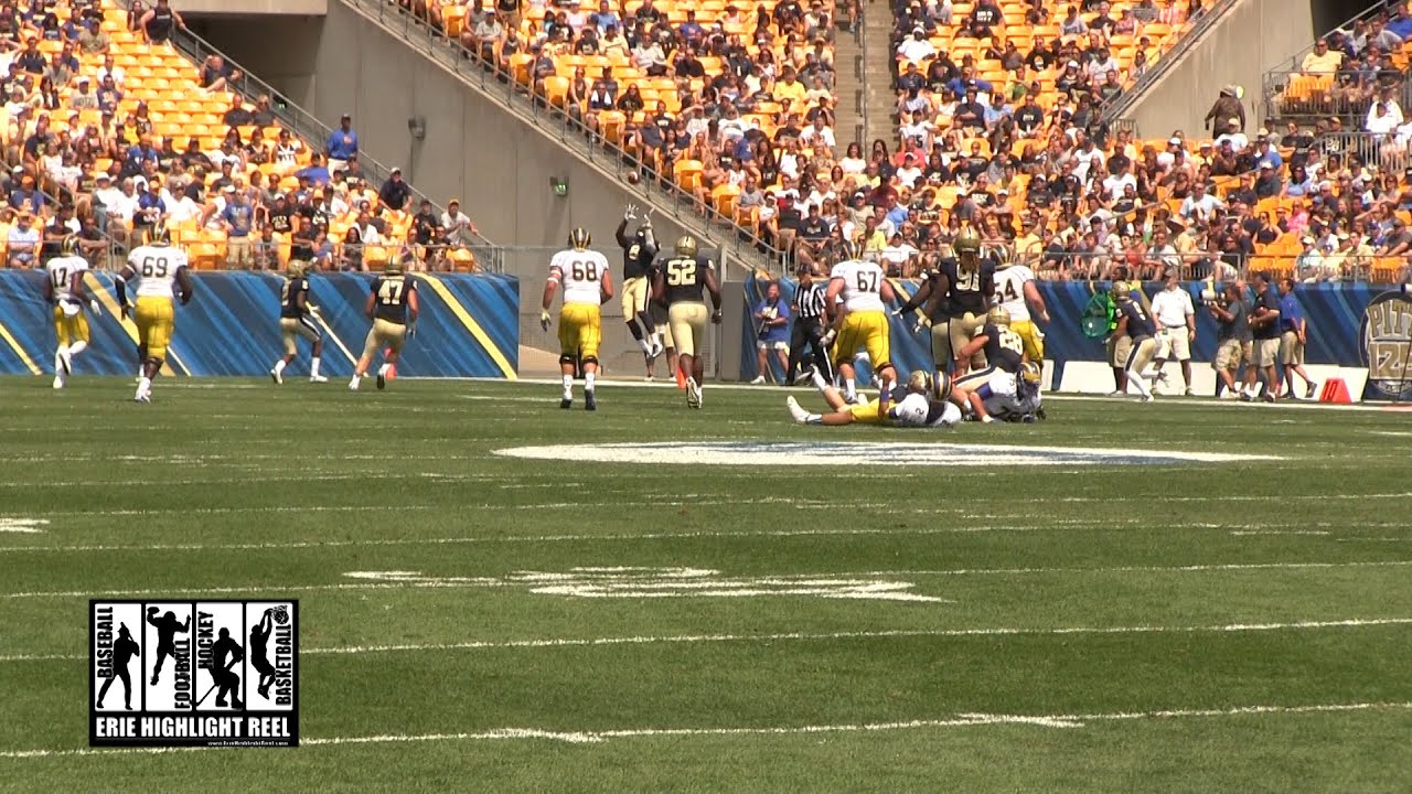 Pittsburgh Panthers Terrish Webb Interception Against Delaware - YouTube