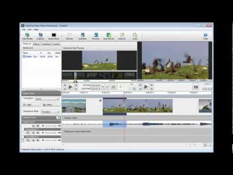 VideoPad Video Editing Software | Tutorial - Part 1 - YouTube