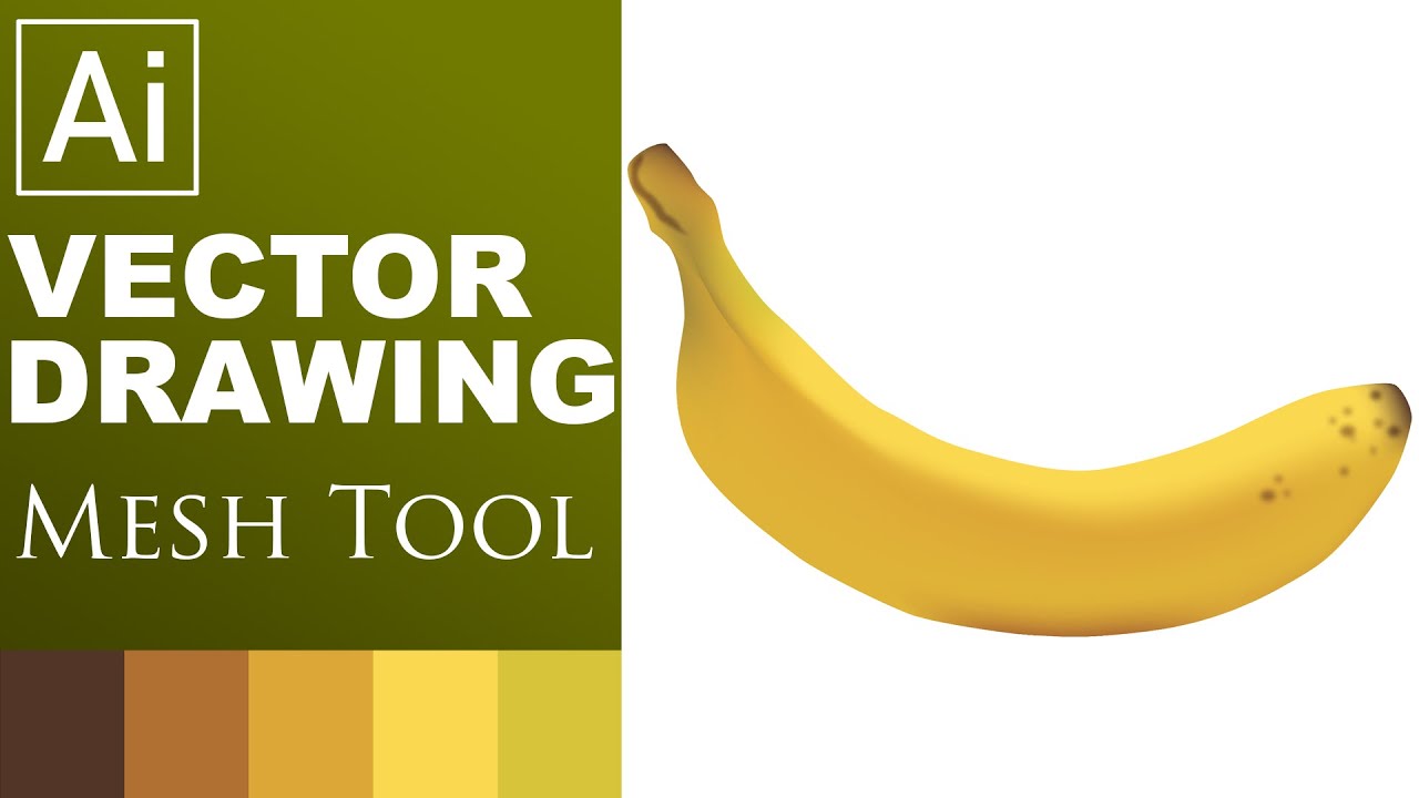 Vector Drawing With Mesh Tool In Illustrator 2020 Illustrator Lessons vector-drawing-with-mesh-tool-in-illustrator-2020-illustrator-lessons