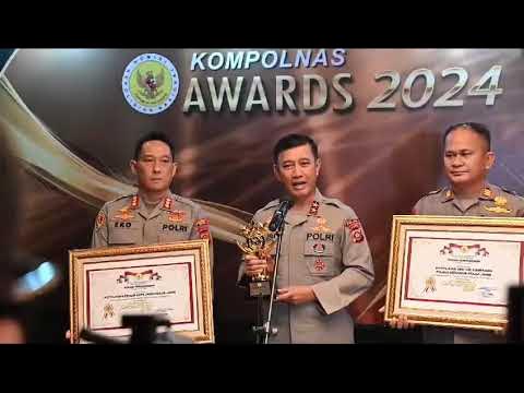 Kapolda Jambi Terima Penghargaan Kompolnas Awards 2024 Kategori Polda Terbaik I Type B - YouTube