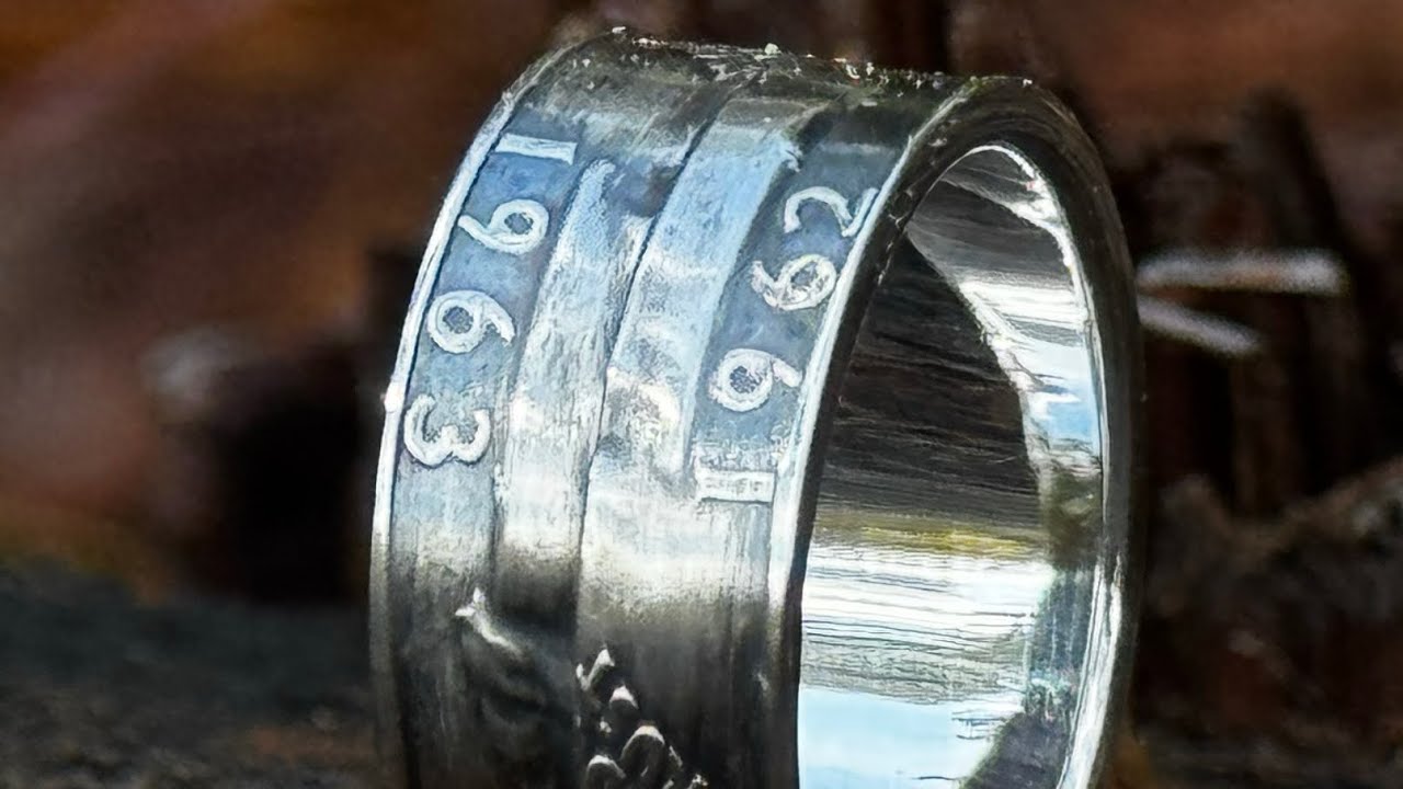 Two Quarters (made into) One Ring - YouTube